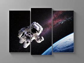 Obraz astronaut ve vesmíru Rozměr: 120 x 80 cm