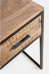 Pracovní stůl s deskou z akácie 60x150 cm Elmer – Bizzotto