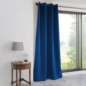Zatemňovací závěs blackout NOTTE modrá 135 x 250 cm sada 2 ks