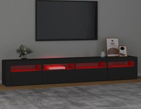 vidaXL TV skříňka s LED osvětlením 240x35x40 cm [3152723] Barva: dub sonoma