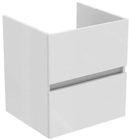 Ideal Standard Eurovit - Umyvadlová skříňka, 55x50x44 cm, 2 zásuvky, lesklá bílá R0256WG