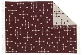 Eames Wool Blanket bordeaux Vitra