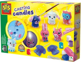 SES CREATIVE Výroba svíček třpytková zvířátka kreativní set v krabici 14711