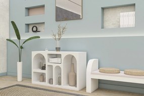 Kalune design Konzolový stolek LIVA bílý