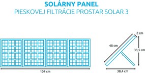 Marimex | Bazénová filtrace ProStar Solar 3 | 10604350