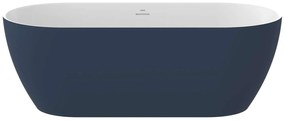 Ravak Freedom O Tec - Volně stojící vana, 170x77 cm, Deepsea Blue/bílá CD21400000