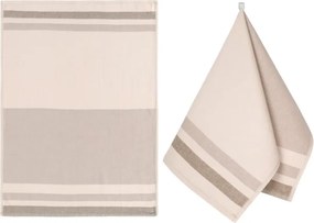 Bellatex Kuchyňská utěrka 1 ks 50x70 cm Béžová,Hnědá