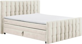 XXXLutz POSTEL BOXSPRING, 180/200 cm, krémová MID.YOU - Postele s úložným prostorem - 002220047902