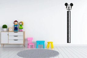 Lepy.cz Samolepka na zeď Mickey Mouse - metr Velikost (šířka x výška): 28x136cm, Barevná varianta: Černá