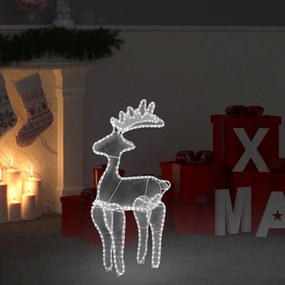Sob vánoční dekorace s výpletem 306 LED diod 60 x 24 x 89 cm 329823