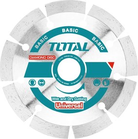 Diamantový řezný kotouč segmentový 115 × 22,2 mm TOTAL TAC2111153