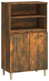 vidaXL Skříň highboard kouřový dub 60 x 36 x 110 cm kompozitní dřevo