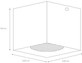 Lucide 09101/01/31 - Bodové svítidlo BODI 1xGU10/50W/230V
