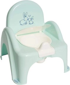 Dětský nočník s poklopem Bunny mátový