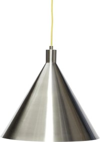 Závěsná lampa Hübsch kovová 40 cm nikl