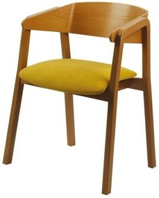 Židle MIRIAM Z151 - Provedení: L-olše lamino/masiv, Látky 2017: 556-TRINITY červená
