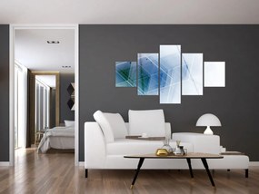 Obraz - Geometrické útvary (125x70 cm)