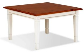 Bílý konferenční stolek 55x55 Gotland