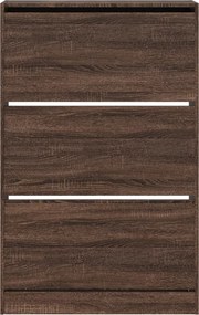 vidaXL Botník 80 x 21 x 125,5 cm kompozitní dřevo [839926] Barva: dub sonoma