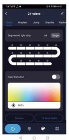 Immax NEO07734L - LED RGB Stmívatelný pásek MUSIC 18W/230V 5m IP65 Wi-Fi Tuya+DO