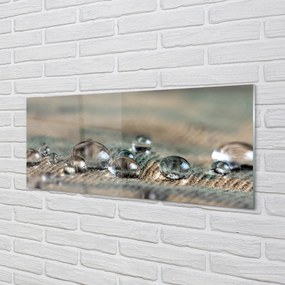 akrylový obraz Kapky makro materiál 120x60 cm