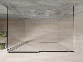 Mexen Omega 3-stěnový sprchový kout 110x100 cm, 8mm čiré sklo - chromový profil, 825-110-100-01-00-3S