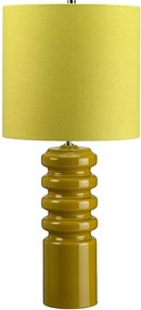 Velká stolní lampa Elstead CONTOUR 85 cm 1xE27 zelená barva