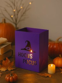 Sinsay - Stojací halloweenská LED dekorace s motivem čarodějnického klobouku - fialová