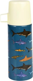Modrá dětská termoska 350 ml Sharks – Rex London