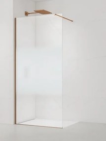 Sprchová zástěna SAT Walk-in 110 cm broušený rose gold SATBWI110MPPRRG