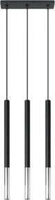 Lustr SOLLUX Mozaica 3l G9 3x40W bez zdroje SL.0886 černá/chrom