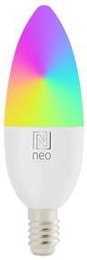 Immax NEO LITE Smart žárovka LED E14 6W RGB+CCT, stmívatelná, WiFi, C37, Beacon