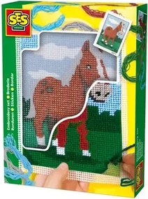 SES Vyšívání dečky - kůň / od 6 let