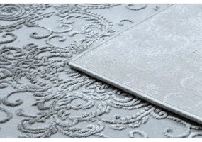 Luxusní kusový koberec akryl Larso šedý 80x150cm