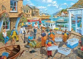 Ravensburger Puzzle Život rybáře / 1000 dílků