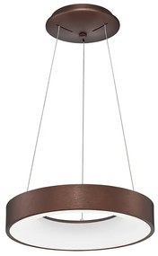 LED lustr Rando Thin 38 3000K hnědá