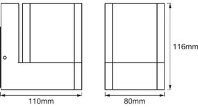 Ledvance - LED RGBW Venkovní svítidlo SMART+ CUBE LED/9,5W/230V IP44 Wi-Fi