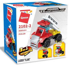 Qman Squros Extreme Changeable 2102-2 Auto Flame s žebříkem 3v1