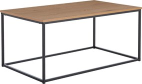 XXXLutz KONFERENČNÍ STOLEK, černá, barvy dubu, kov, kompozitní dřevo, 100/60/45 cm MID.YOU - Konferenční stolky - 002798005802