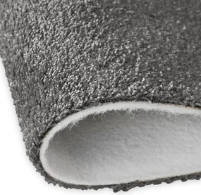 Metrážový koberec Ponza 34883 šíře 4m tmavě šedá