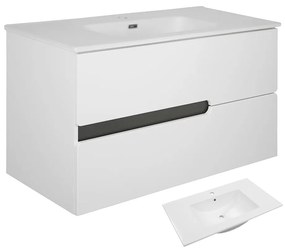 BPS-koupelny Koupelnová skříňka s keramickým umyvadlem Spectrum W 100