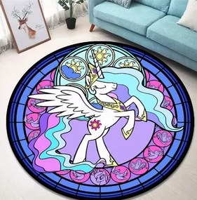 Koberec/předložka s motivem My Little Pony, 60 cm Varianta: Princezna Celestia (Color 2), Velikost: průměr 60cm