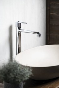 Sapho Bebé umyvadlová baterie stojánková vysoká bez výpusti chrom BB007