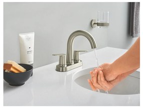 Grohe Essentials - Pohár s držákem, kartáčovaný nikl 40447EN1