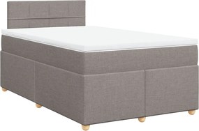 Box spring postel s matrací taupe 120x200 cm textil 3288951