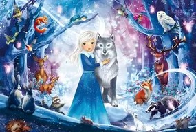 SCHMIDT Puzzle Princezna v zasněženém lese / 100 dílků