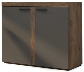 Obývací stěna Rumba + komoda 2F | 270 cm + 97,2 cm | lefkas/grafit