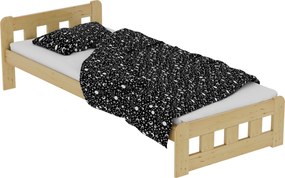 Maxi Zvýšená postel z masivu Nikola 90 x 200 cm - barva Borovice