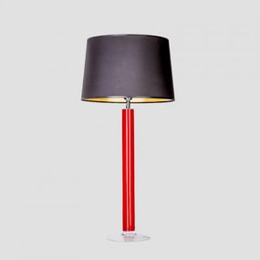 4concepts Designová stolní lampa FJORD RED Barva: Černo-zlatá