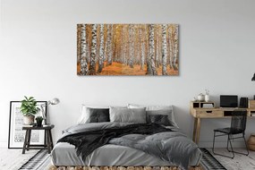 akrylový obraz podzimní stromy 140x70 cm